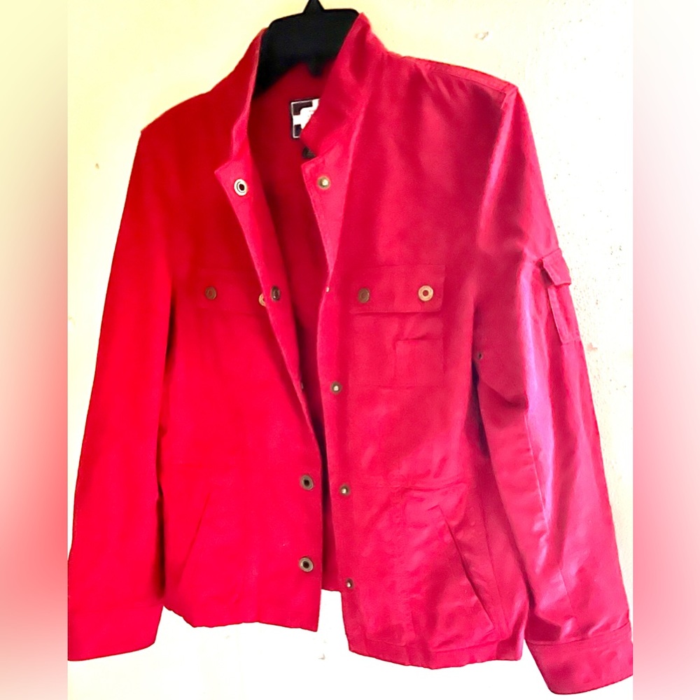 Lauren Ralph Lauren Red Lightweight Jacket, Size M - Gem
